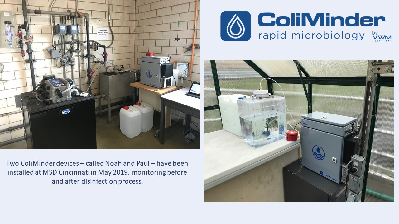 New installation of 2 ColiMinders at MSD Cincinnati | VWMS